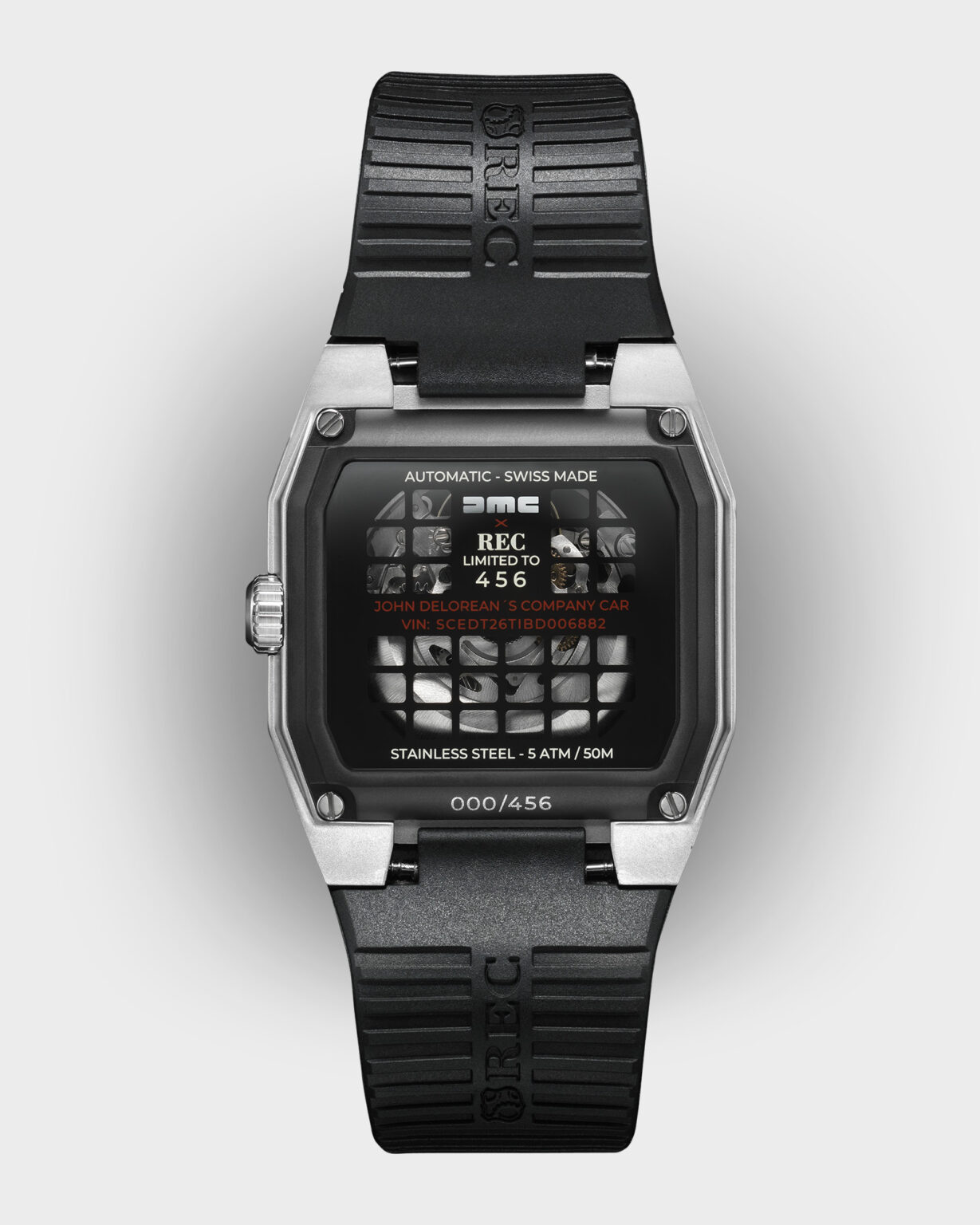 SPX DeLorean | Made from John DeLoreans personal DMC-12 | REC Watches